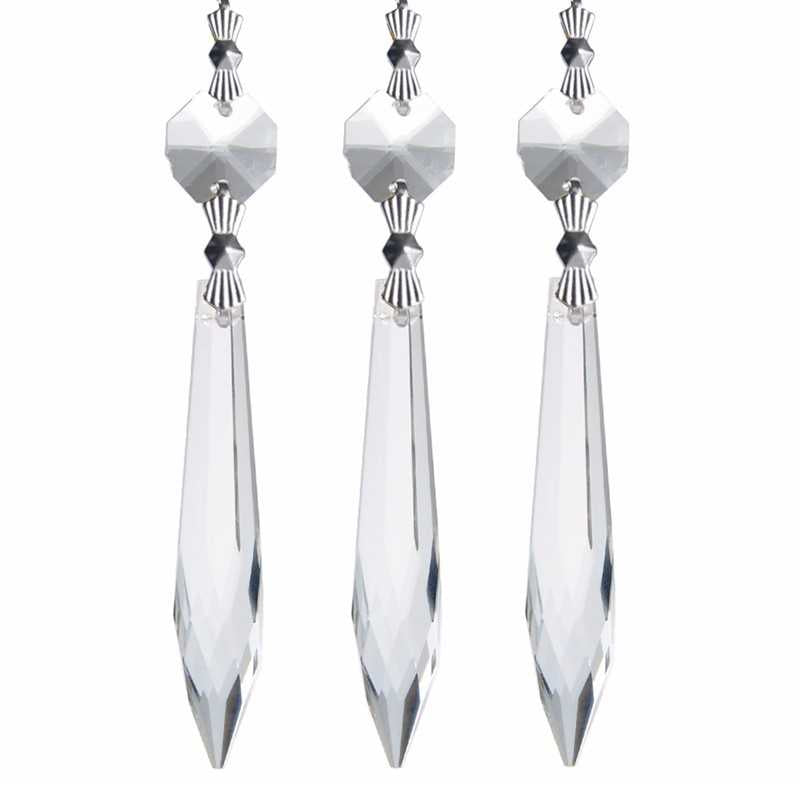 Clear Icicle Glass Crystals – Cristalier Crystals