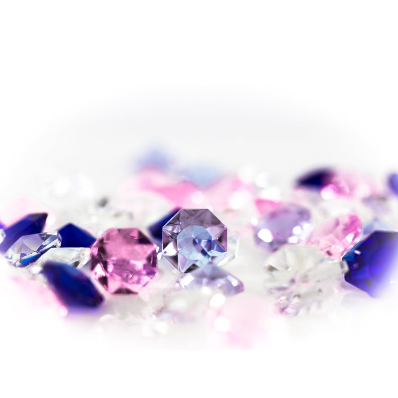 Swarovski Scatter Crystals Blue, Clear, Pink Purple Table Decor Event ...